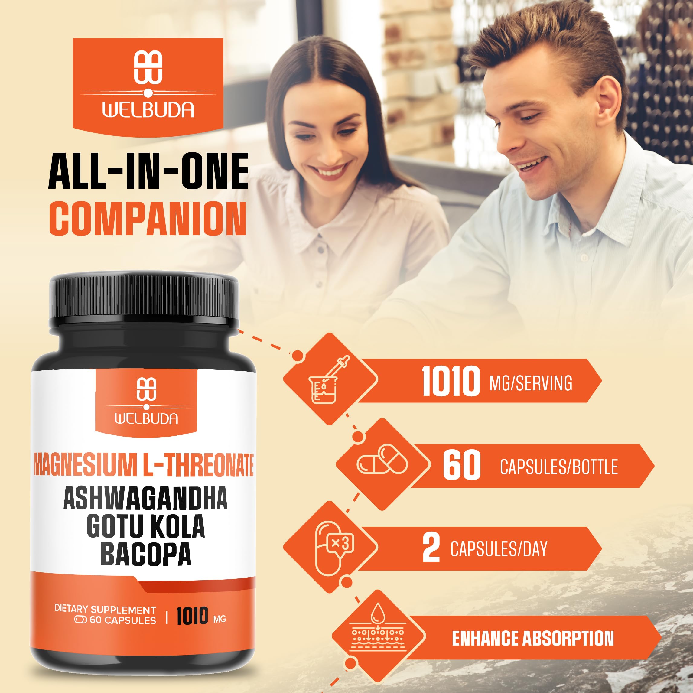 Magnesium L-Threonate for improved focus