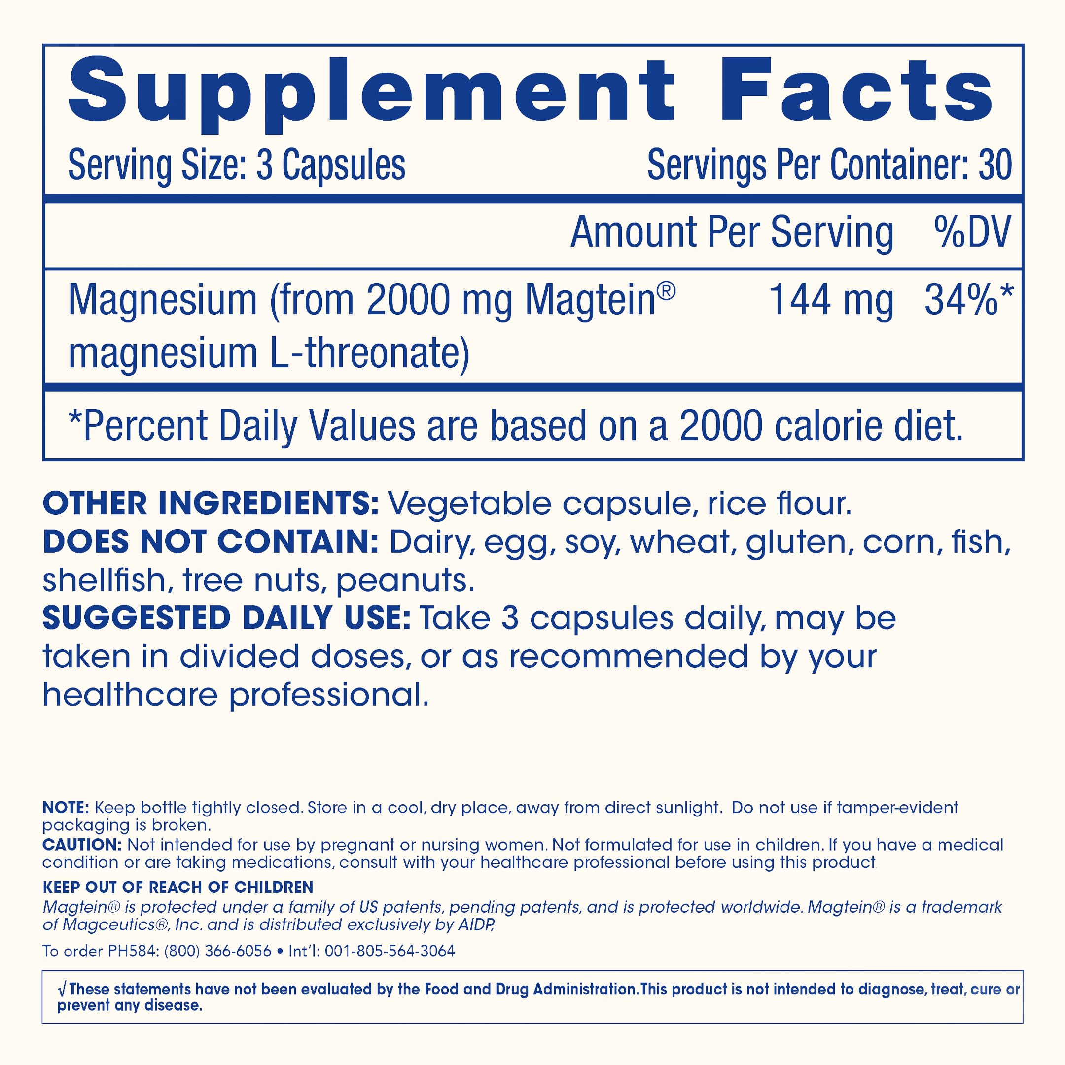 magnesium l-threonate for optimal focus