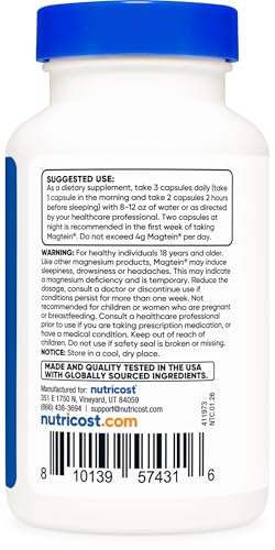 Magnesium L-Threonate for stress relief