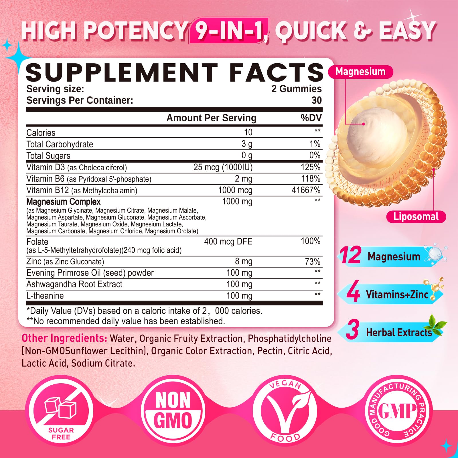 Magnesium l-threonate gummies for cognitive function