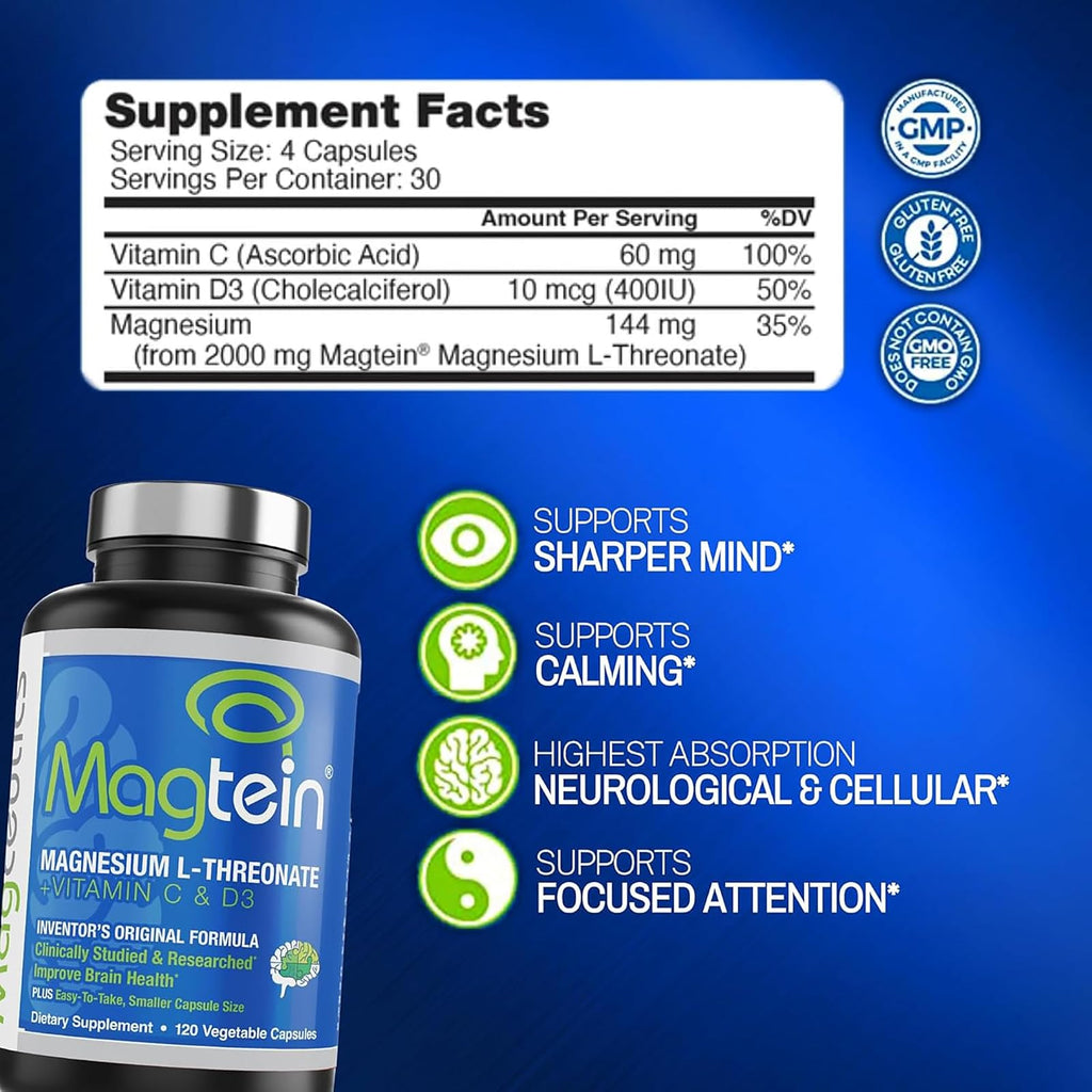 Magnesium L-Threonate supports brain health