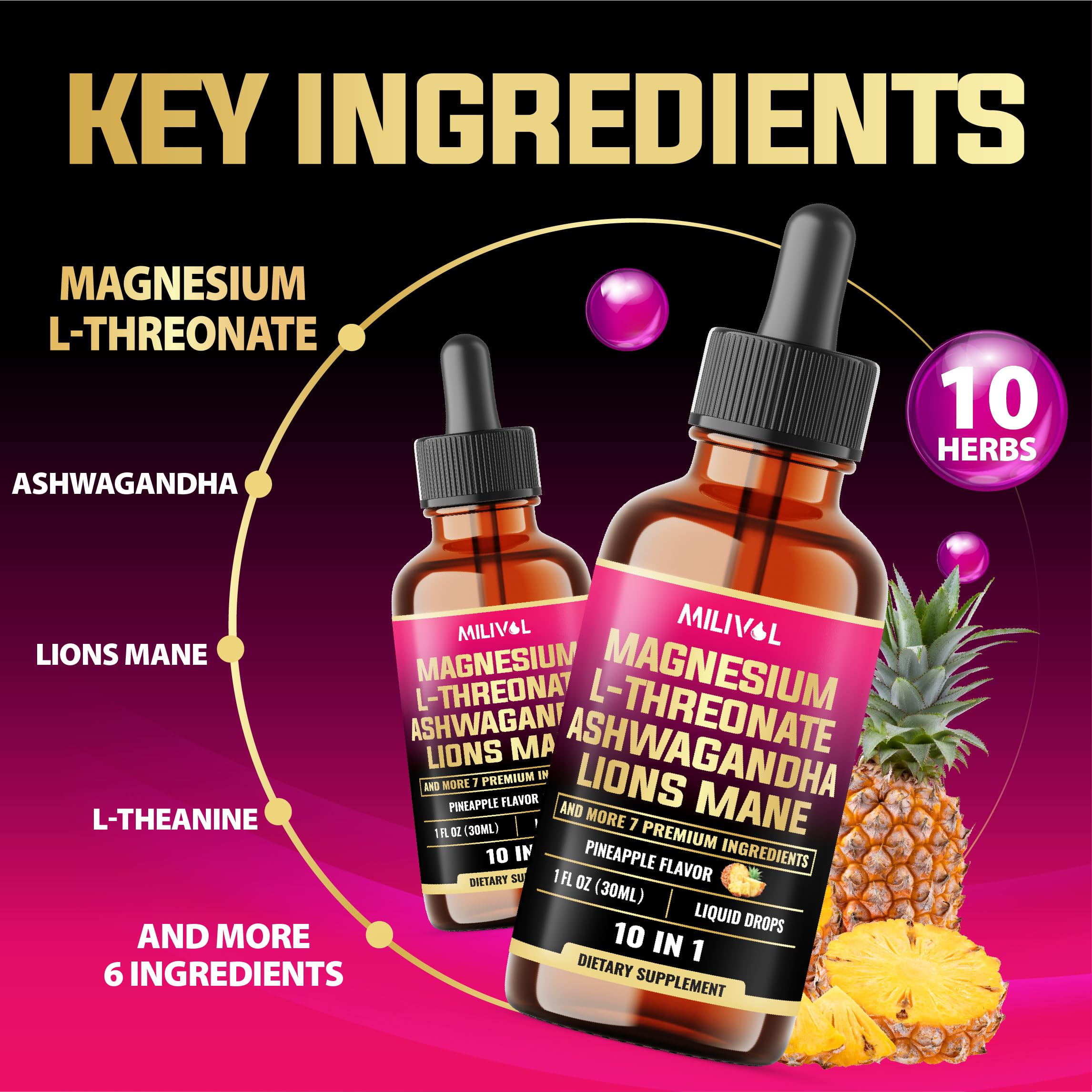 magnesium L-Threonate with Ashwagandha benefits