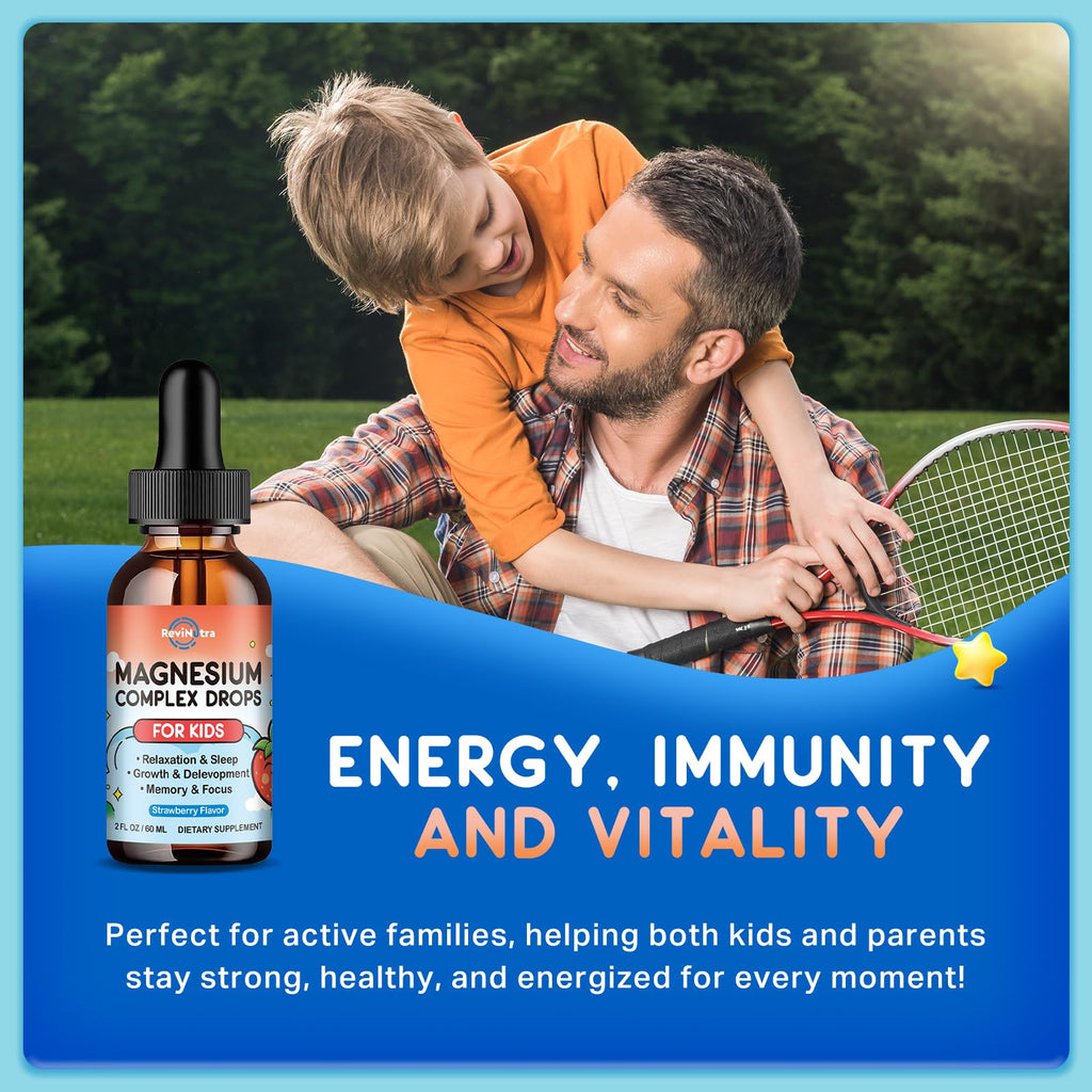 Magnesium liquid drops for better sleep