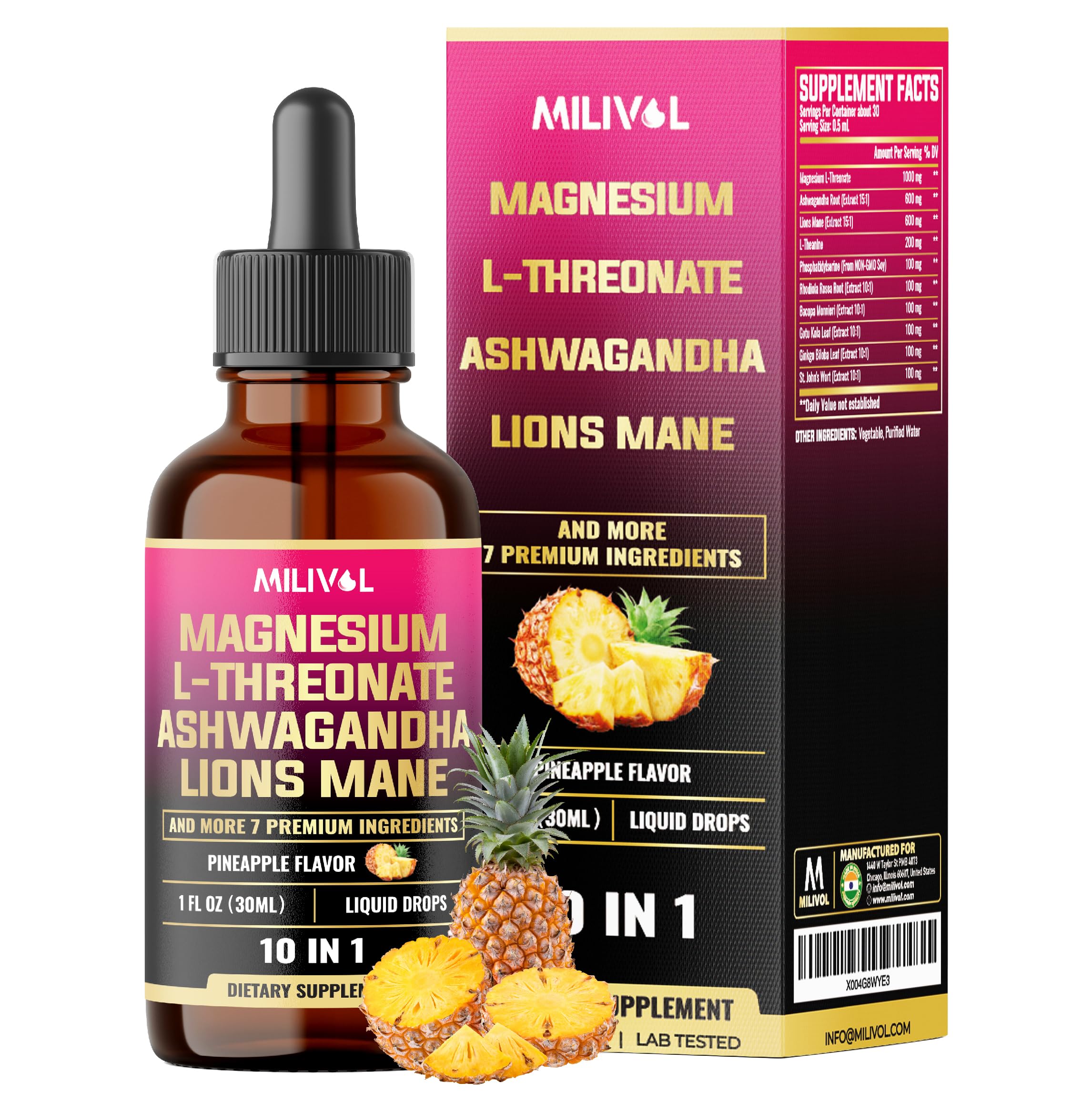 magnesium liquid drops for relaxation