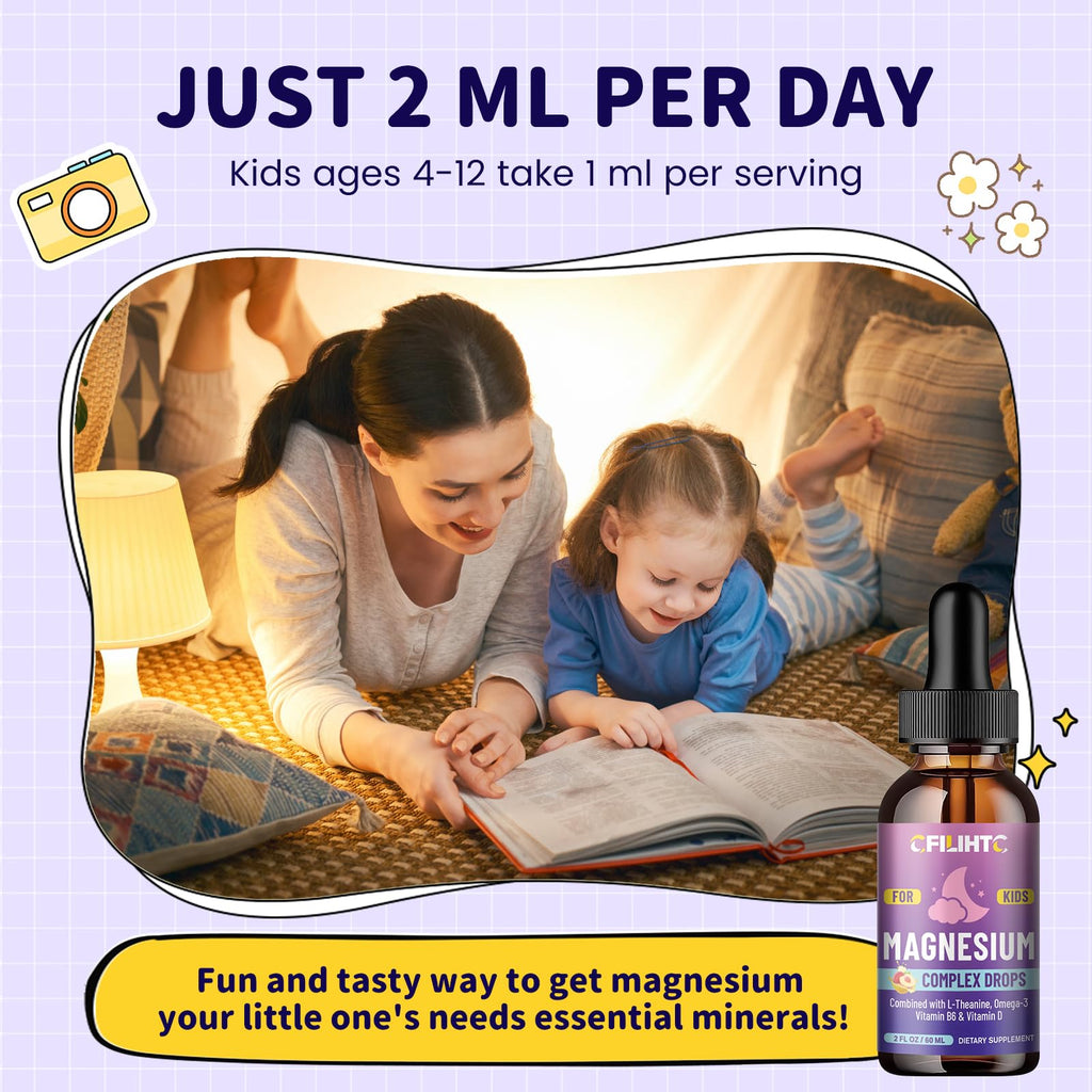Magnesium liquid for growing children