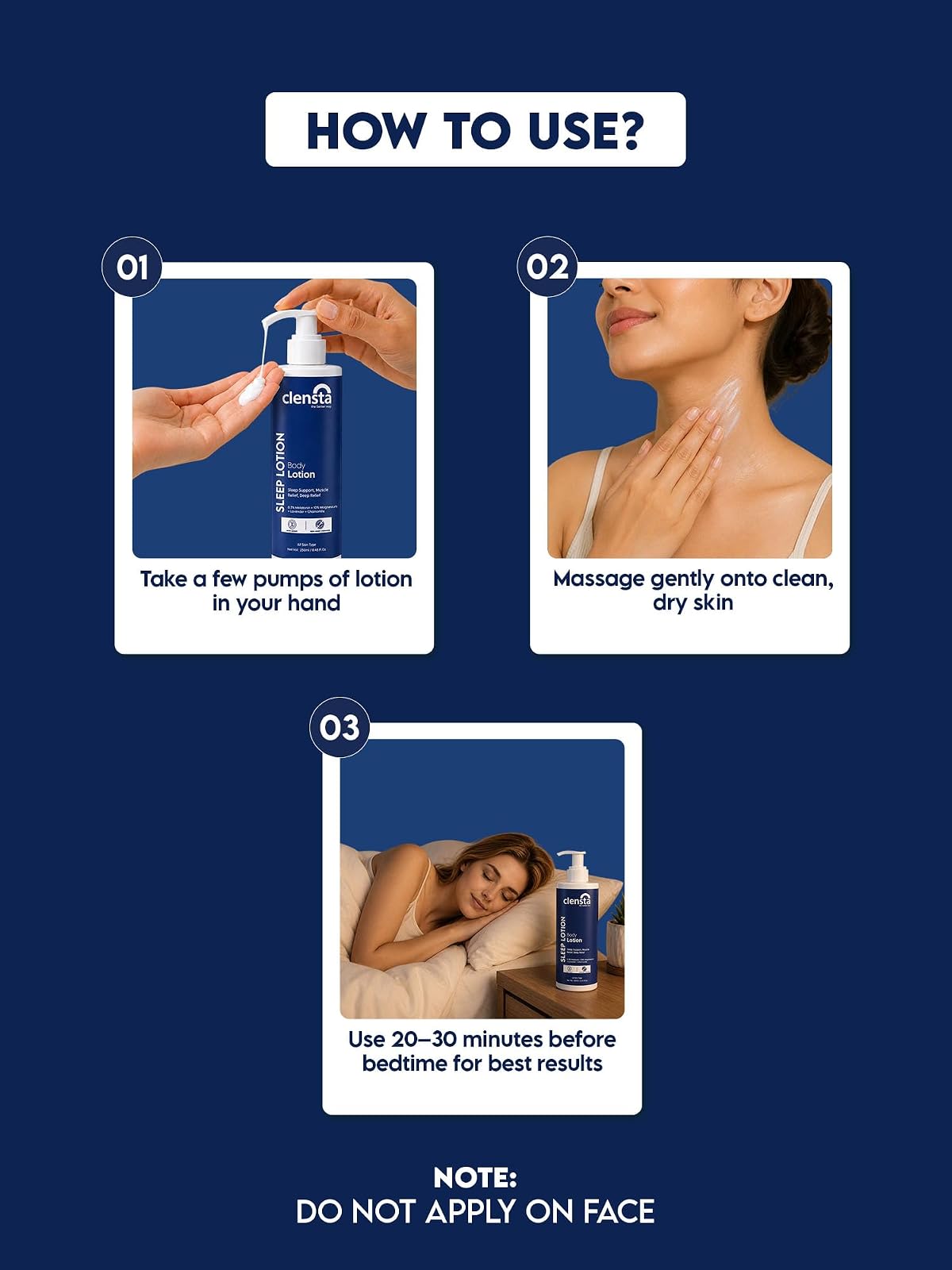 Magnesium lotion for restful sleep
