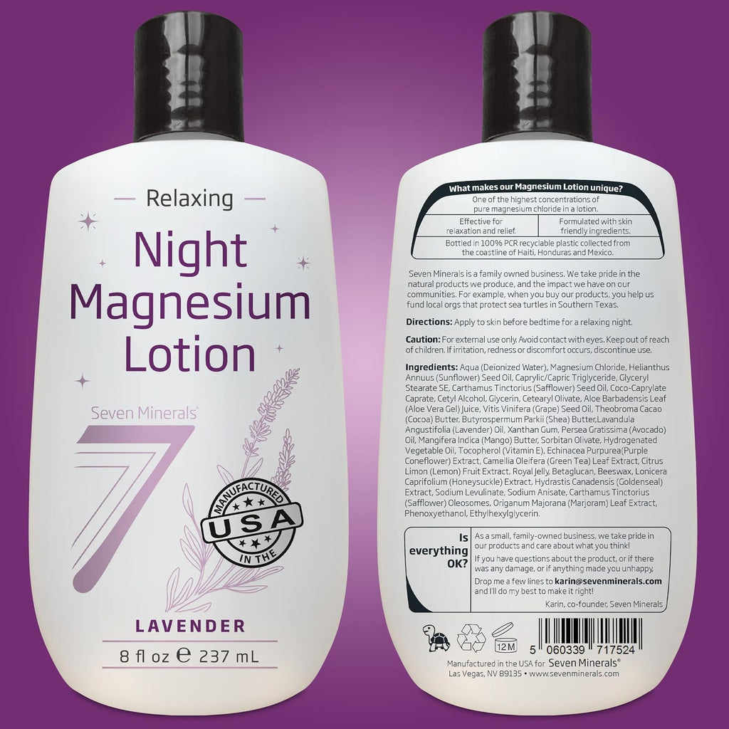 magnesium lotion with calming properties