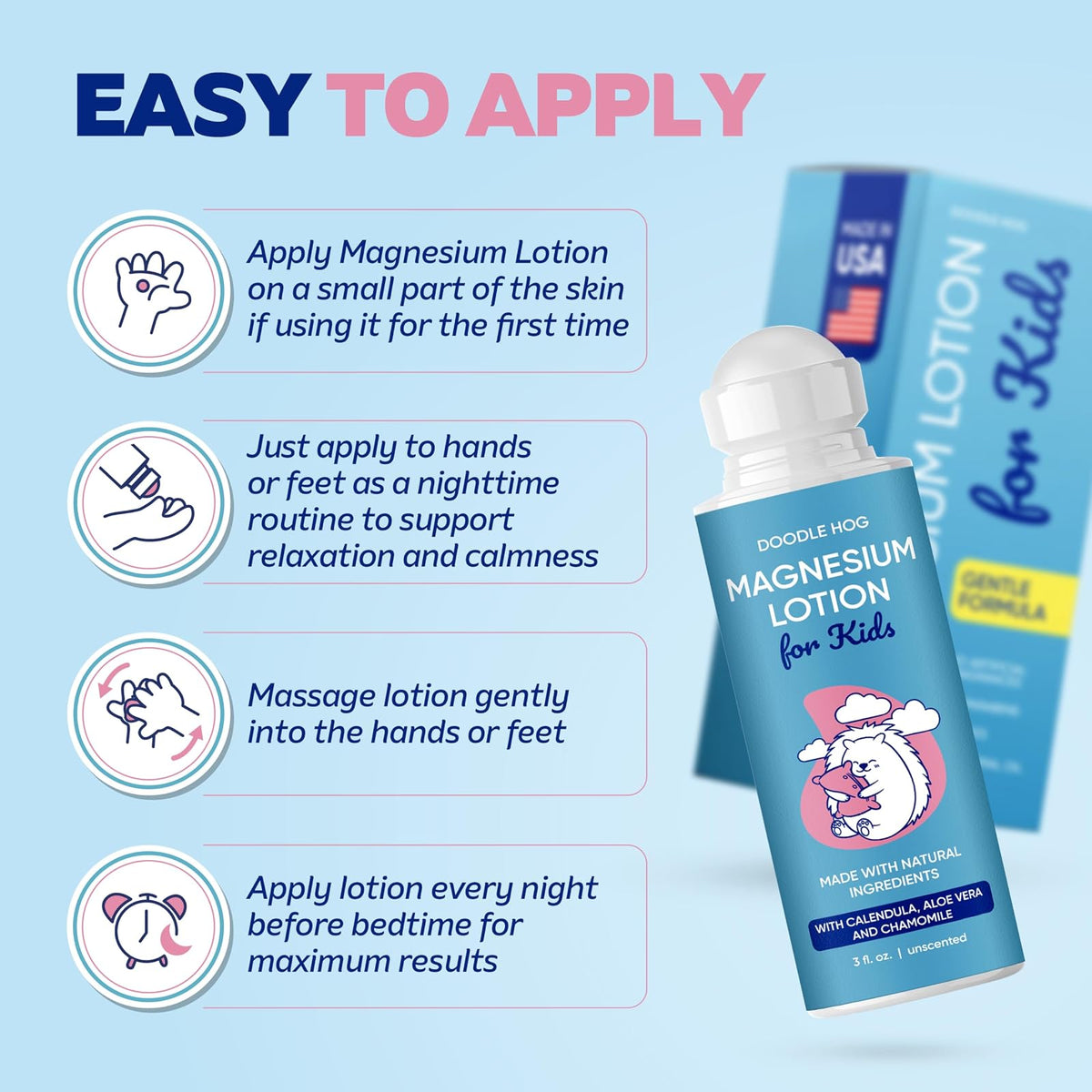 magnesium lotion with nourishing ingredients