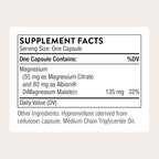 Magnesium malate capsules for energy