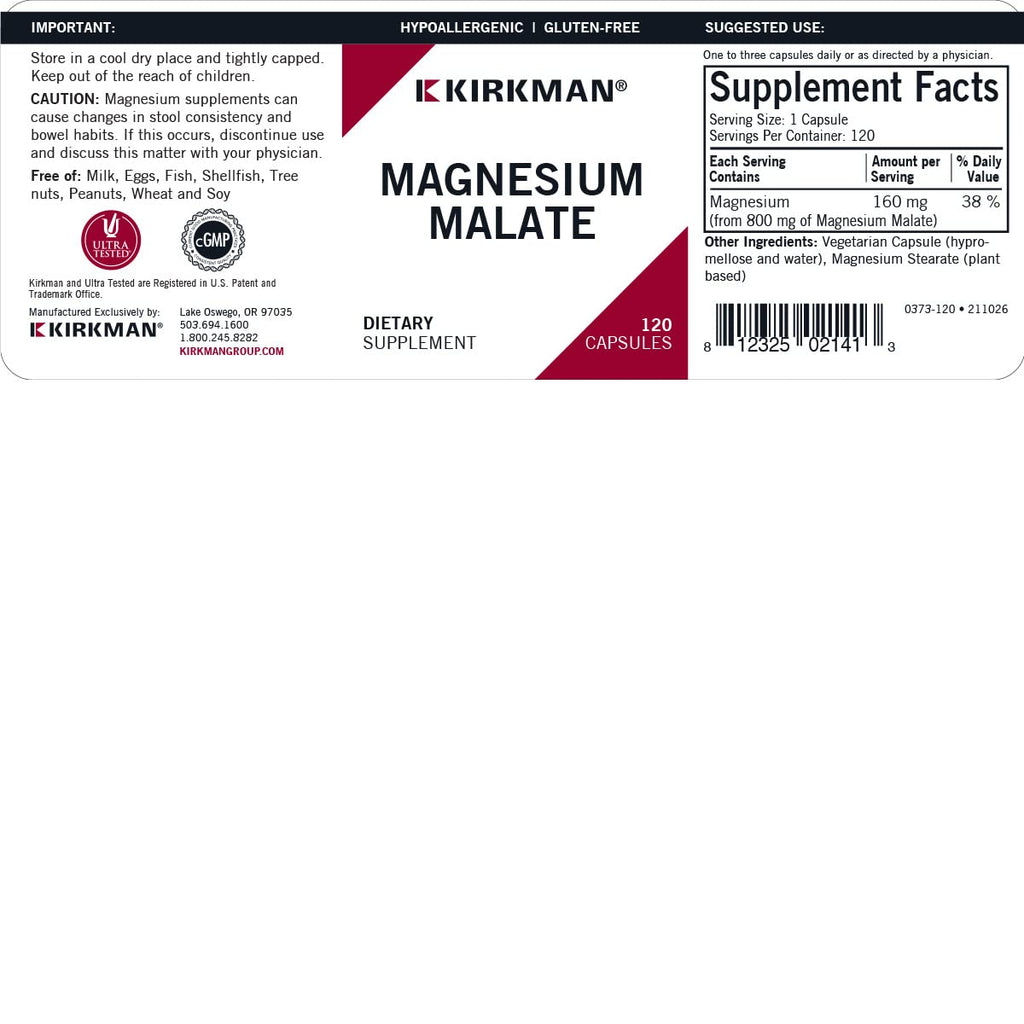 magnesium malate for energy support