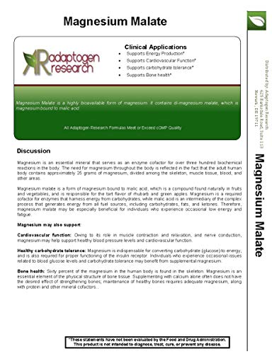 magnesium malate for muscle recovery