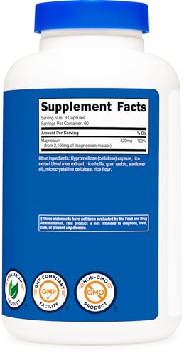 Magnesium malate for overall wellness