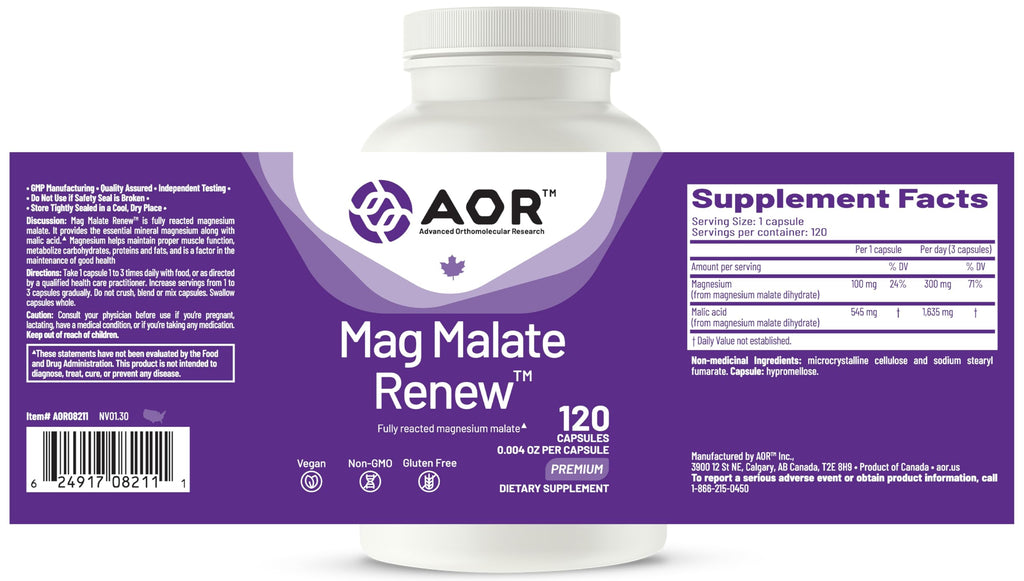 magnesium malate for vitality boost