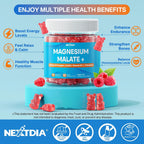 Magnesium malate gummies for daily wellness