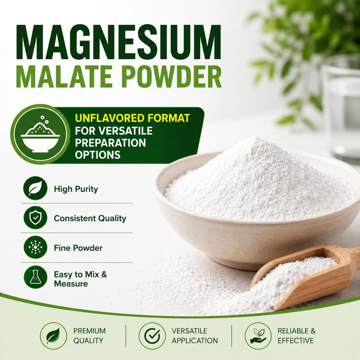 Magnesium Malate powder for better sleep
