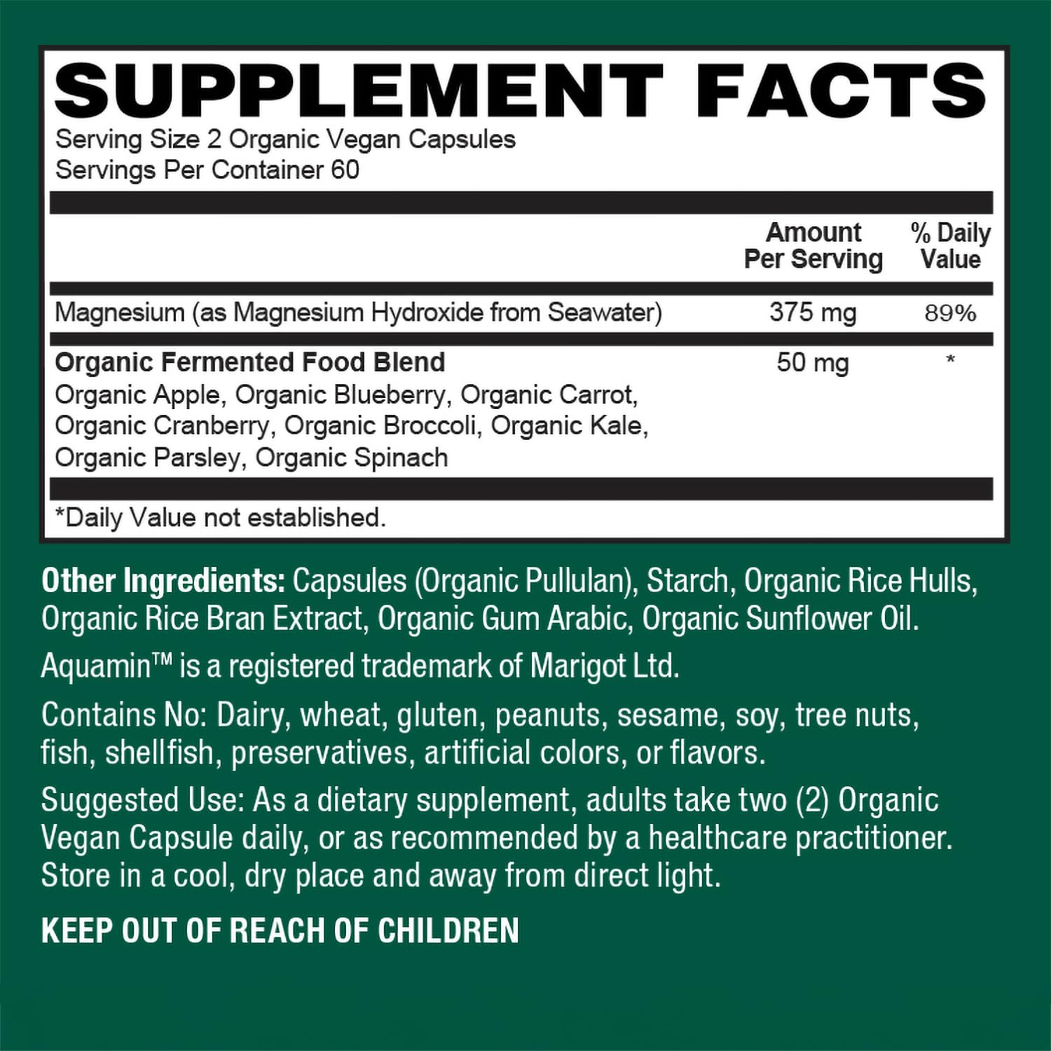 magnesium malate support for energy
