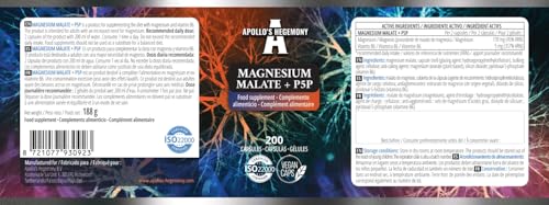 Magnesium malate with vegan ingredients