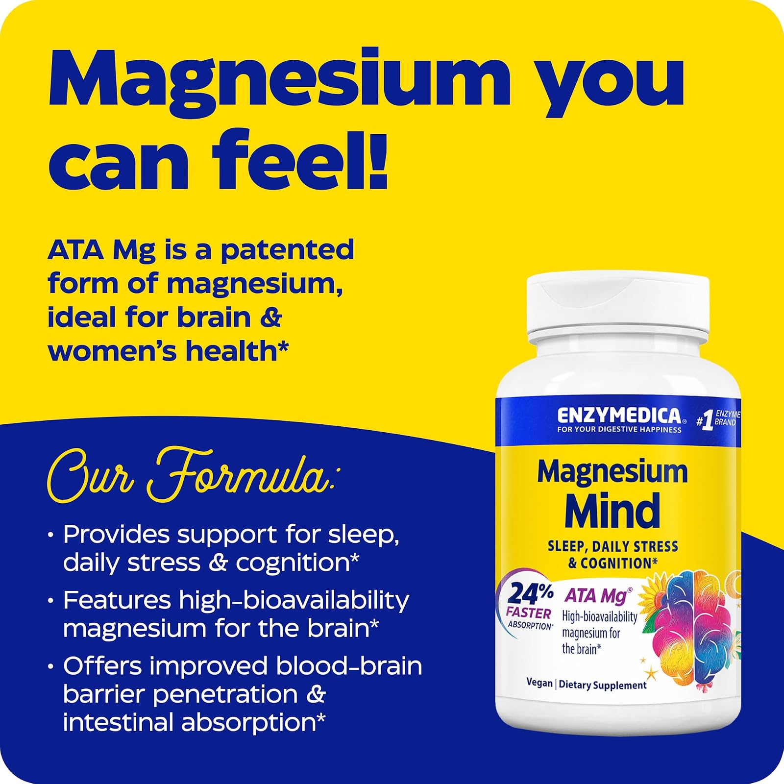 Magnesium Mind for better sleep support