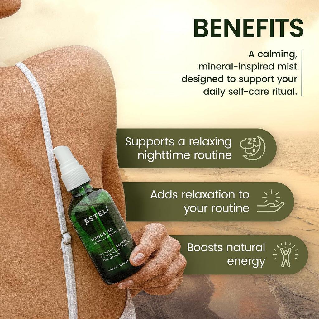 magnesium night mist for soothing skin