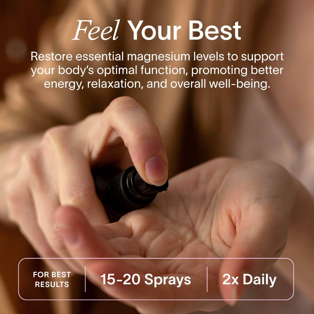 Magnesium oil for mood enhancement