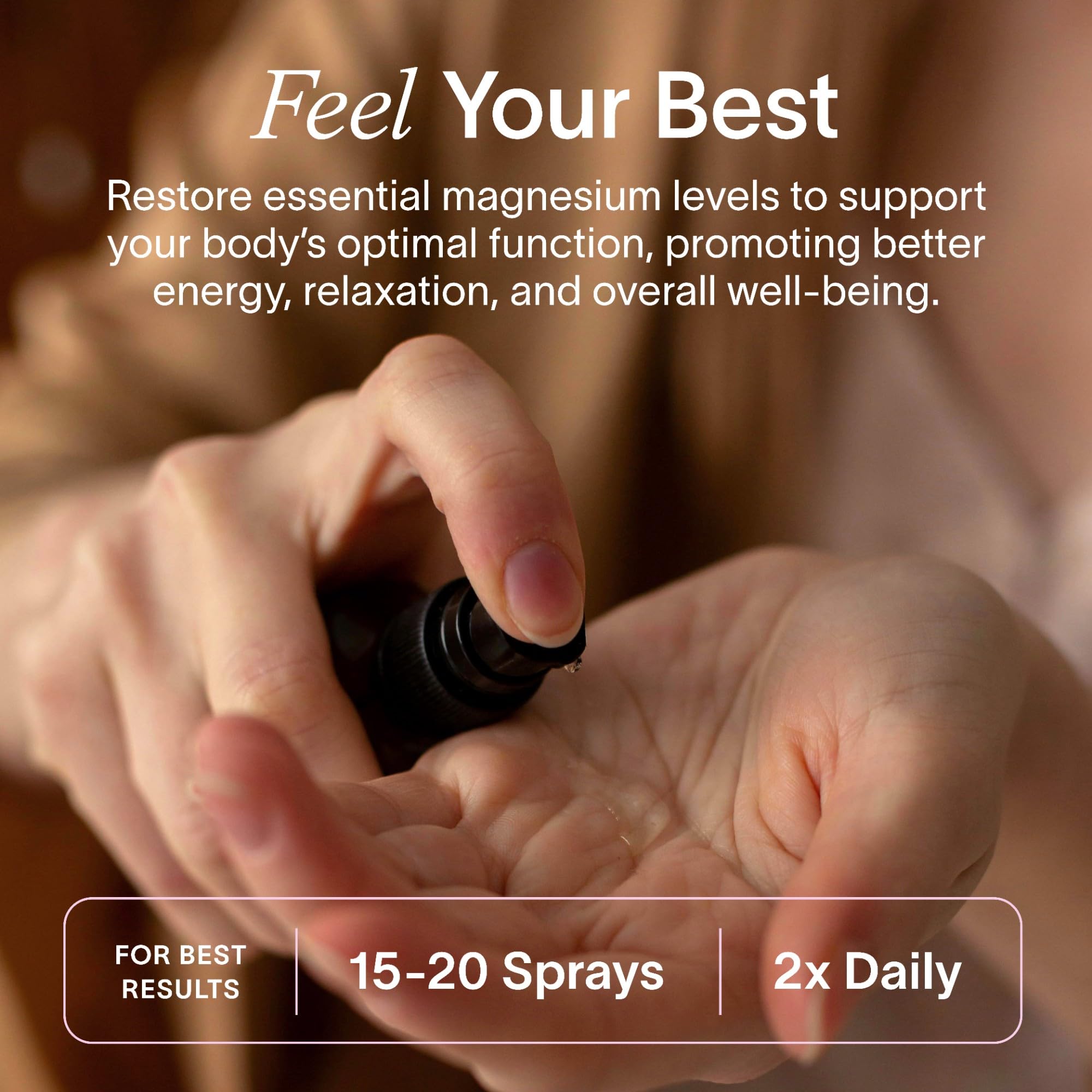 Magnesium oil for mood enhancement