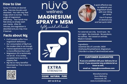 magnesium oil for overall wellness
