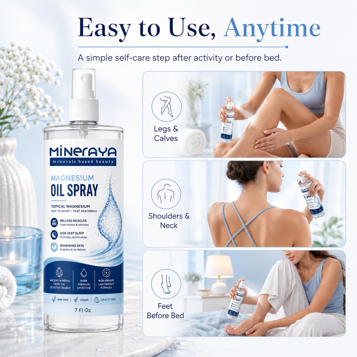 magnesium oil for relaxation and sleep