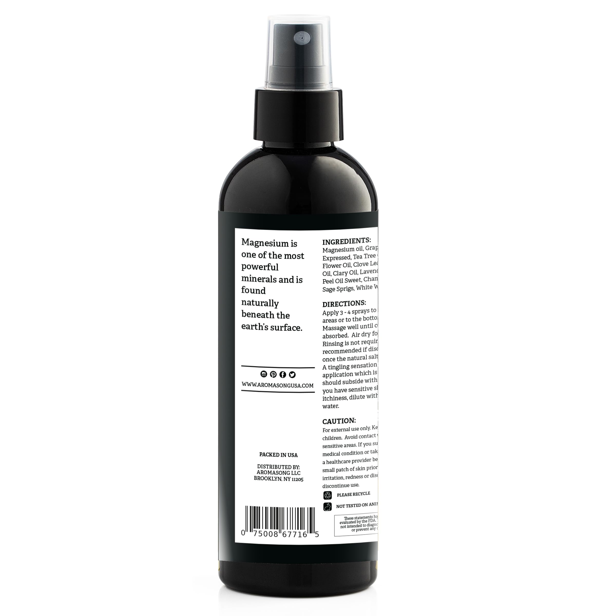 Magnesium oil for soothing aches
