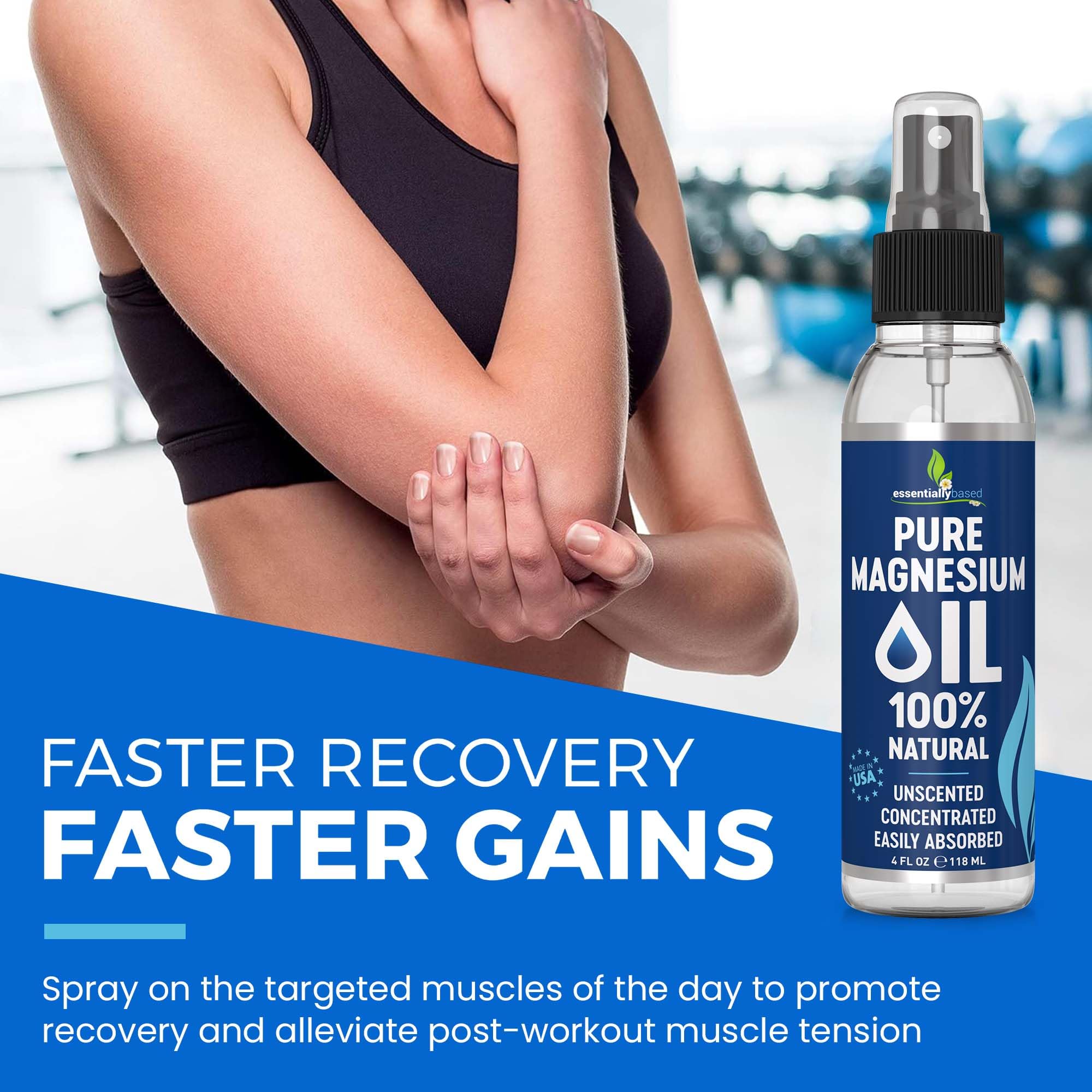 magnesium oil for soothing sore muscles