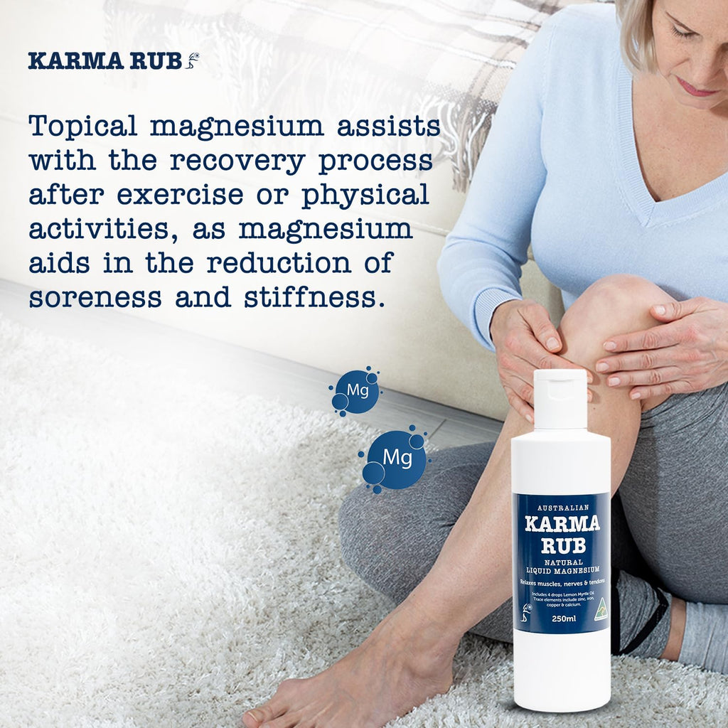 magnesium oil for soothing sore muscles