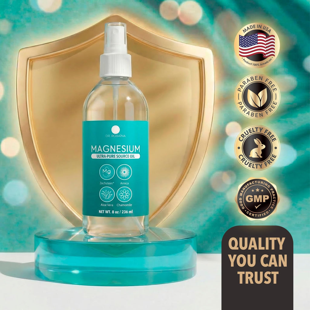Magnesium oil spray for athletes