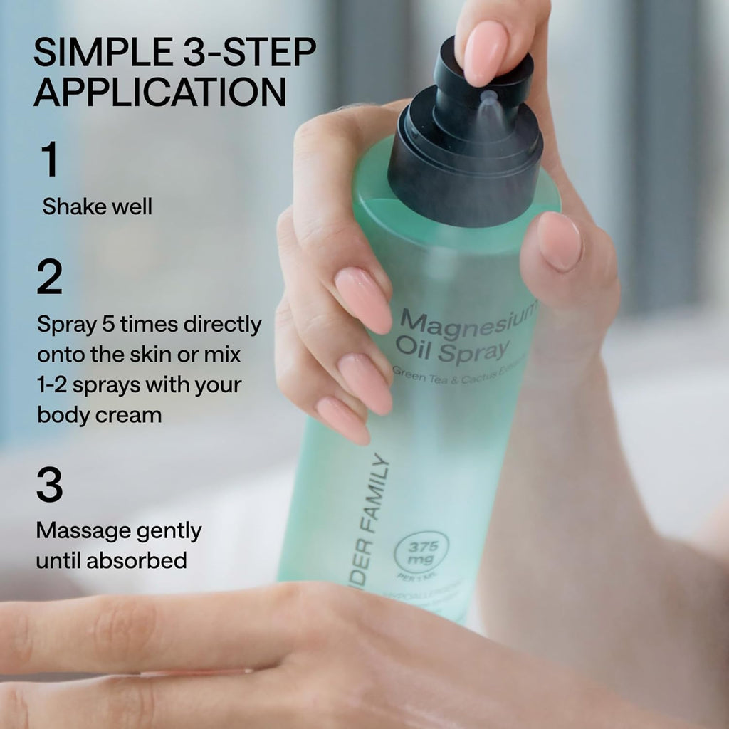 Magnesium oil spray for joint support
