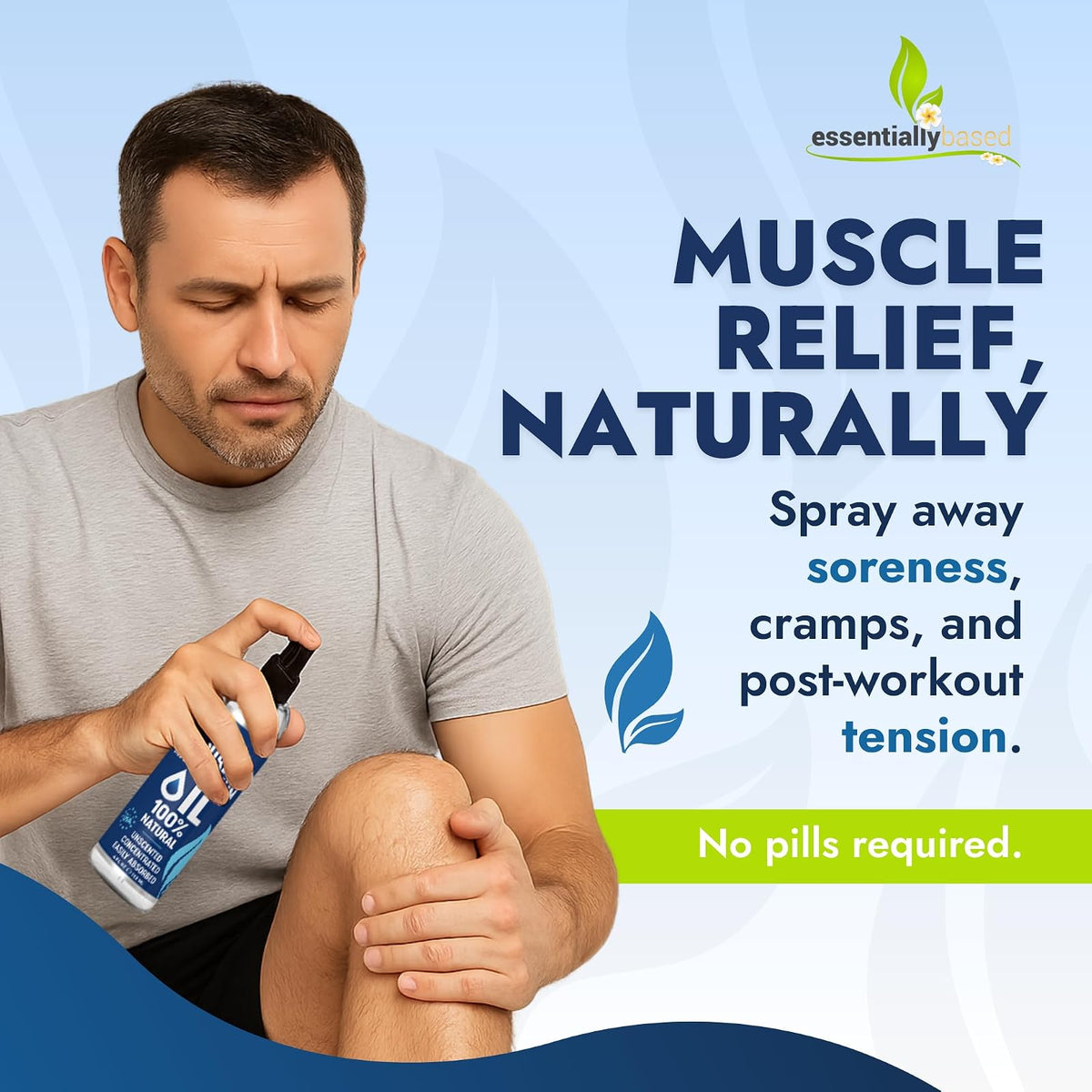 Magnesium oil spray for stress relief
