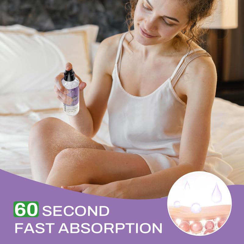 magnesium oil spray with calming lavender