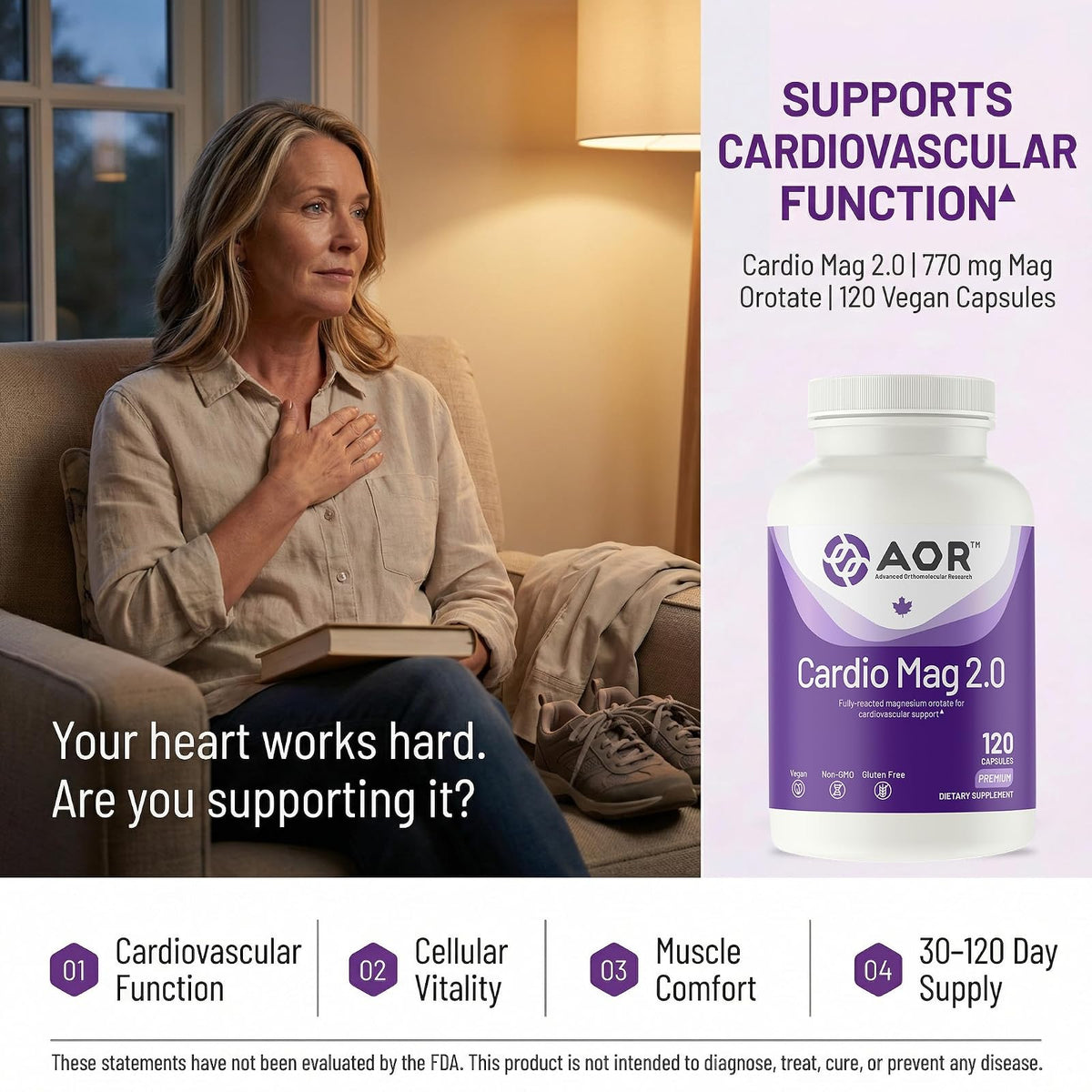 Magnesium orotate supplement for energy support