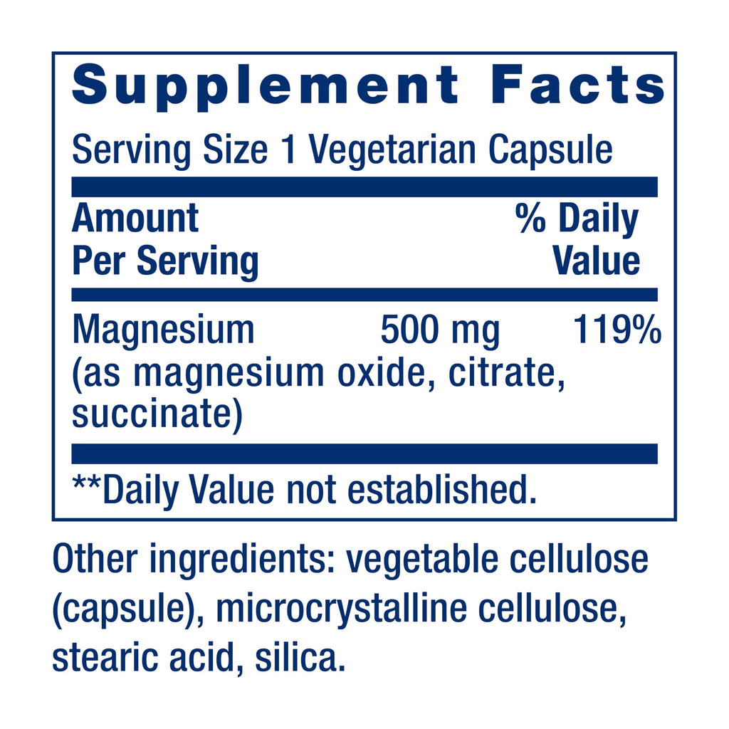 magnesium oxide and citrate benefits