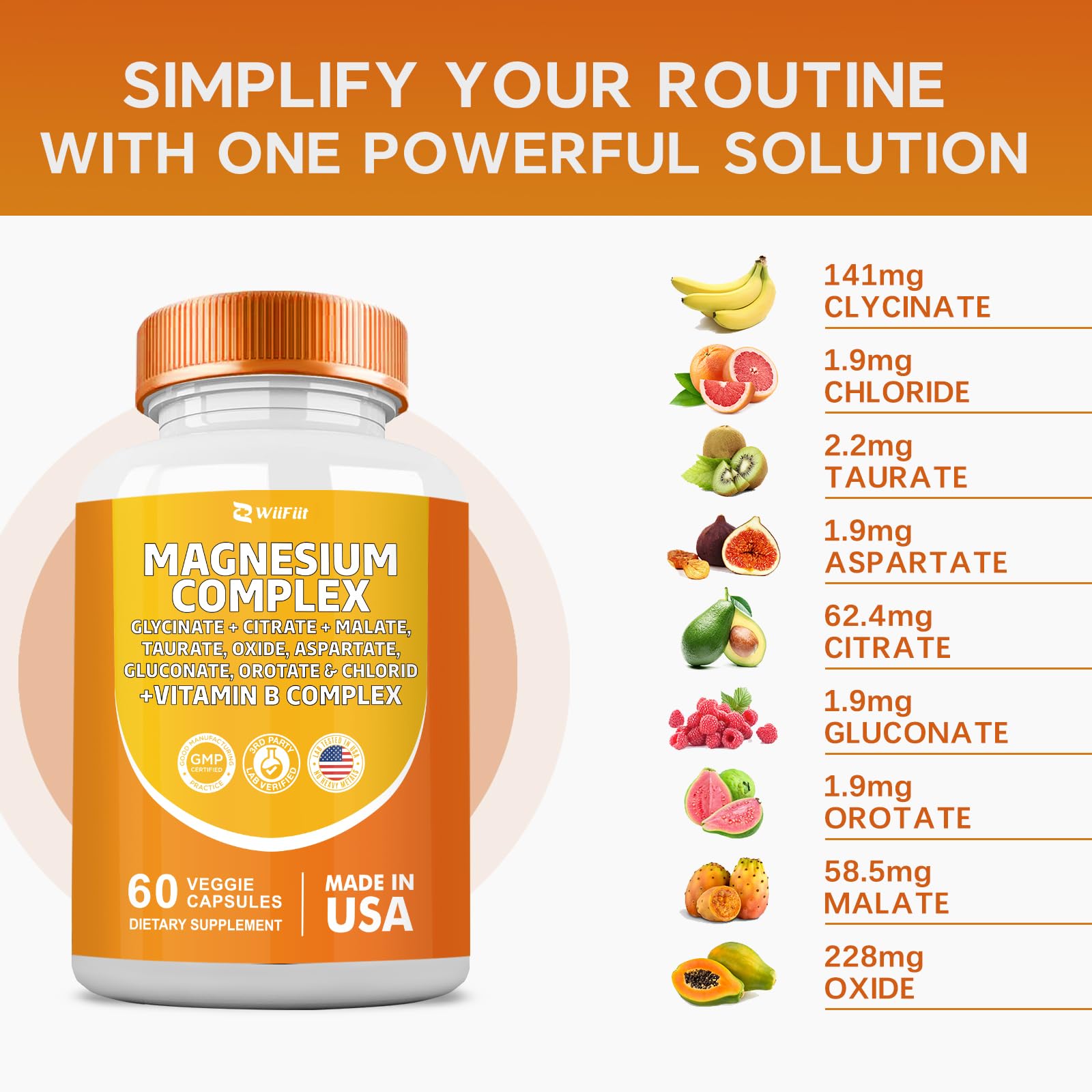magnesium oxide and citrate blend