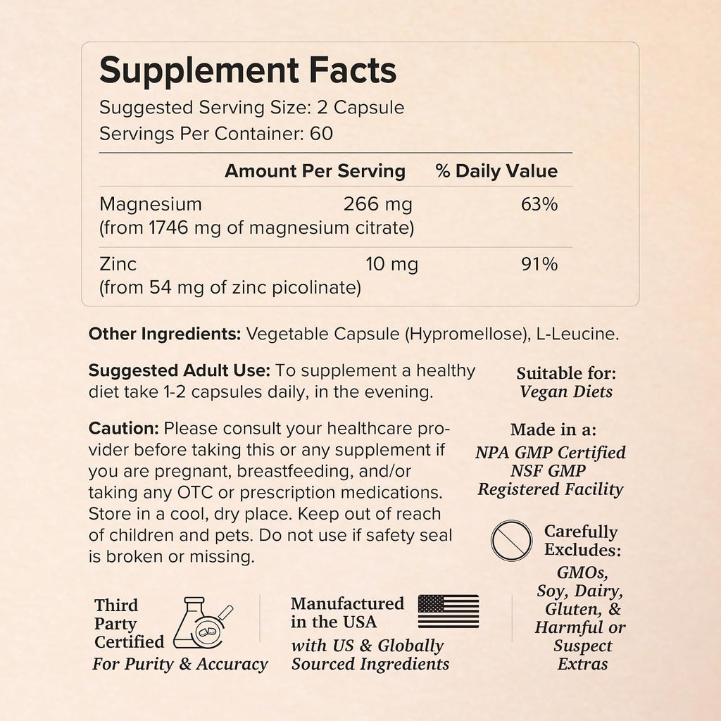 Magnesium oxide capsules for bone strength