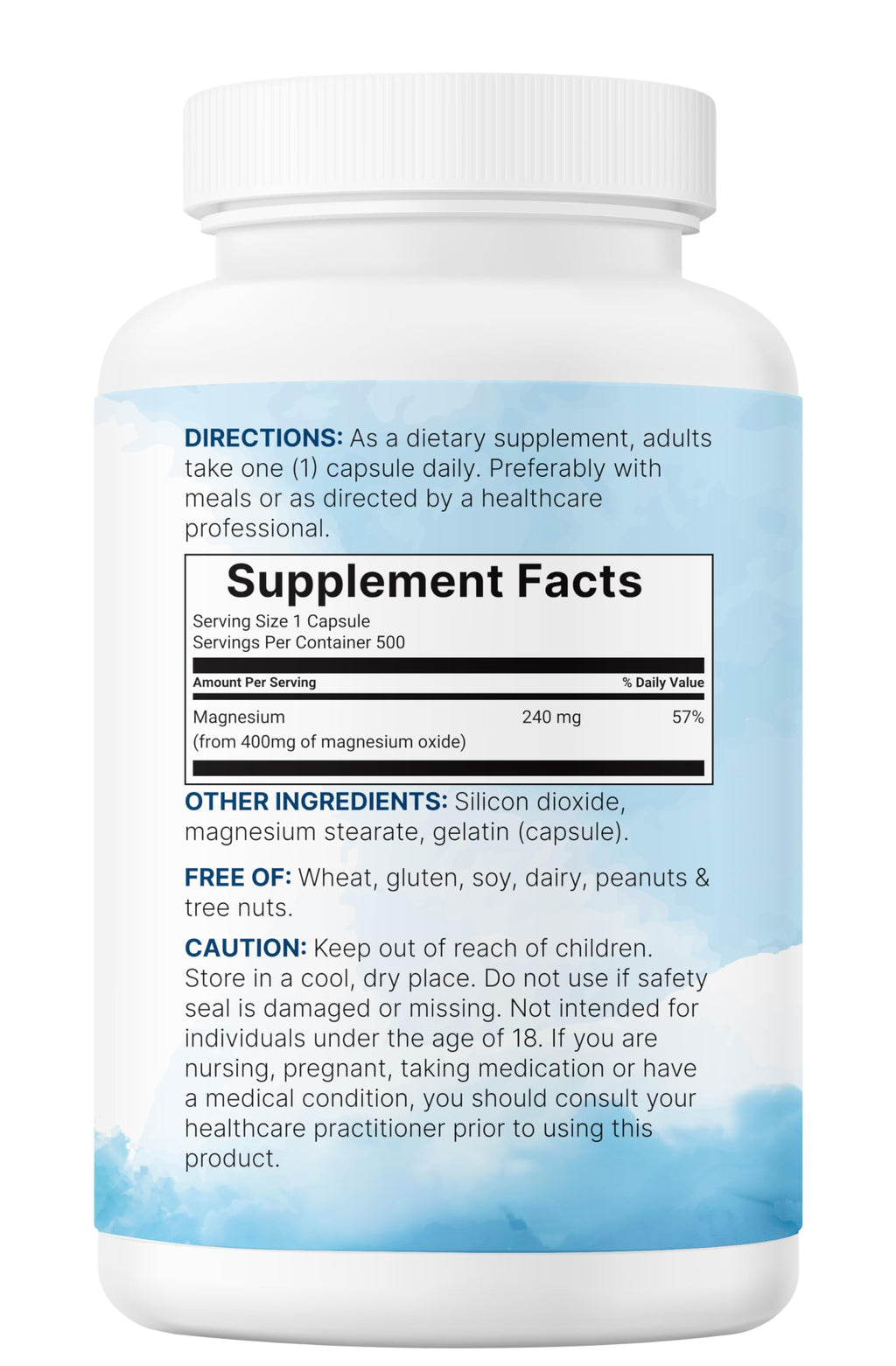 Magnesium oxide for active lifestyles