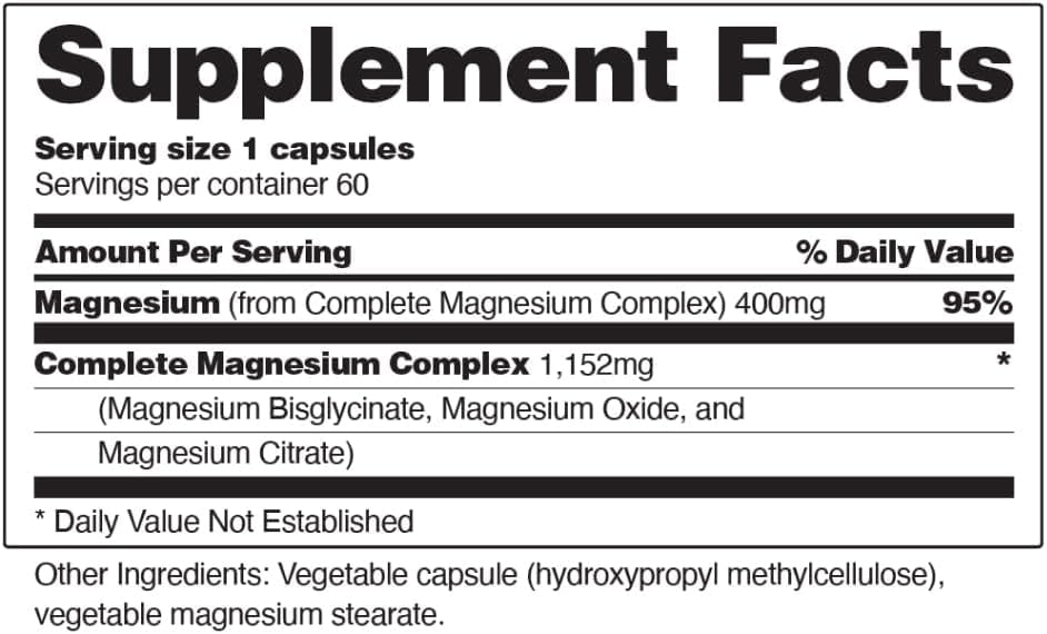 magnesium oxide for energy support