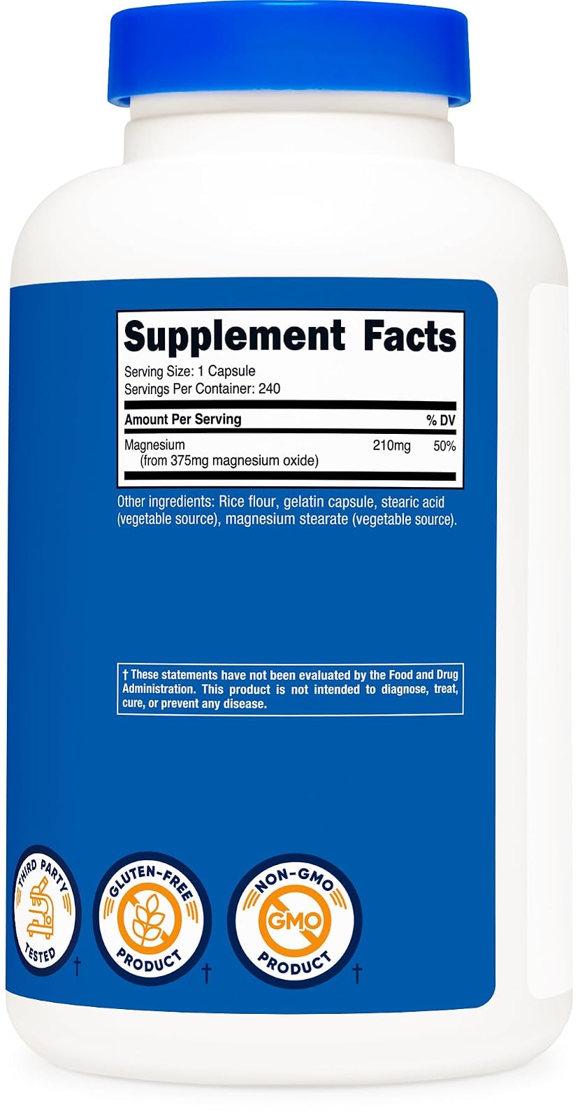 magnesium oxide for improved relaxation