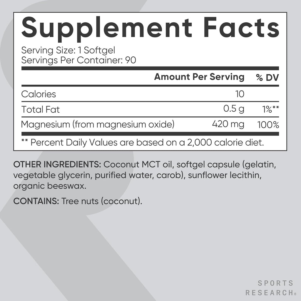 magnesium oxide for muscle recovery
