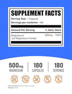 magnesium oxide for muscle relaxation