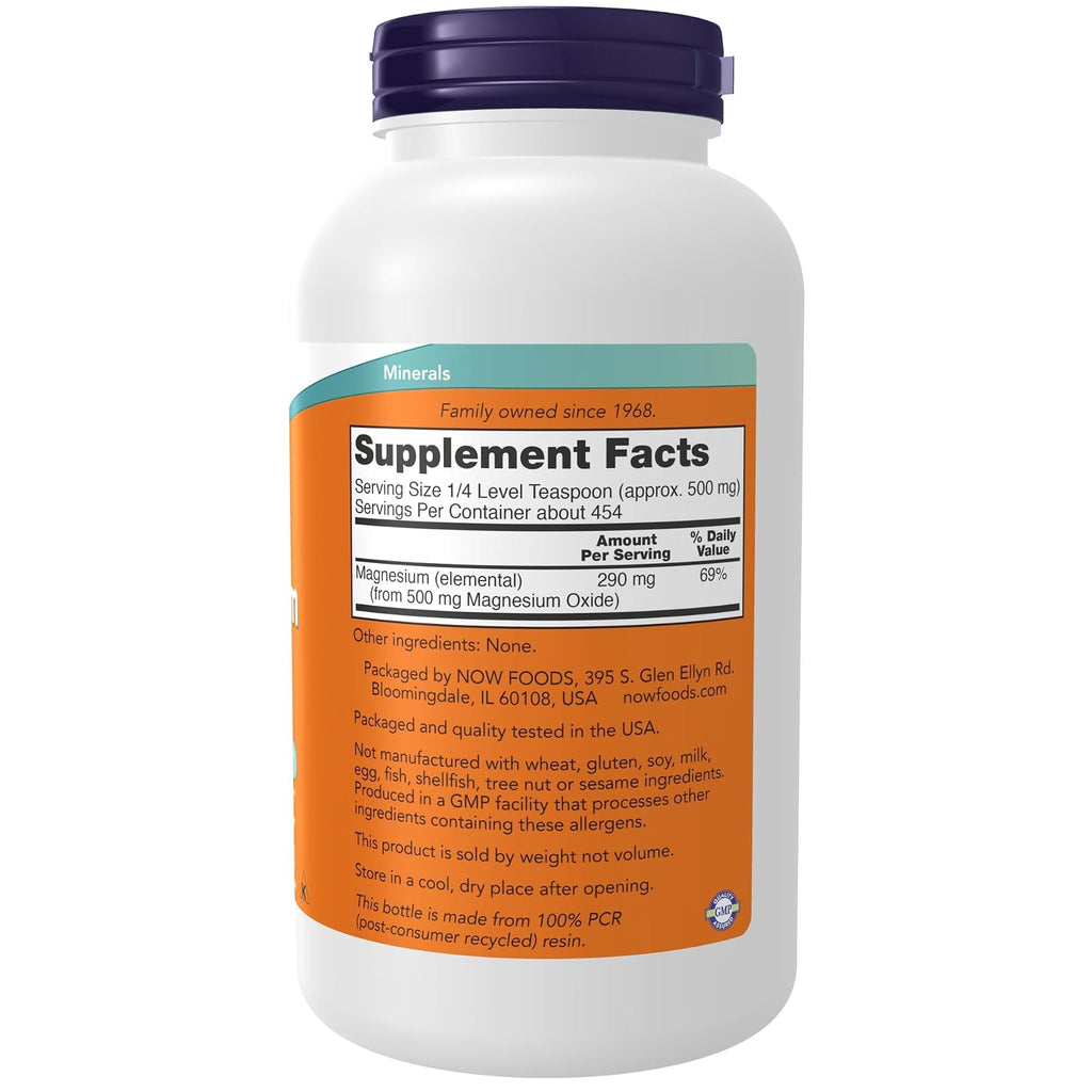 magnesium oxide for muscle relaxation