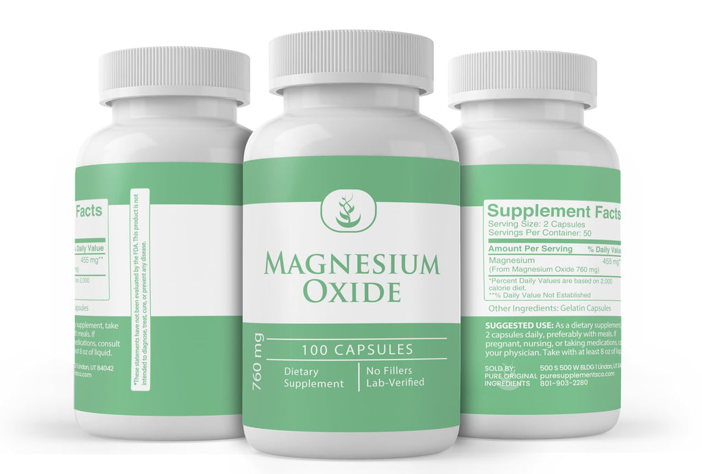 magnesium oxide for muscle support