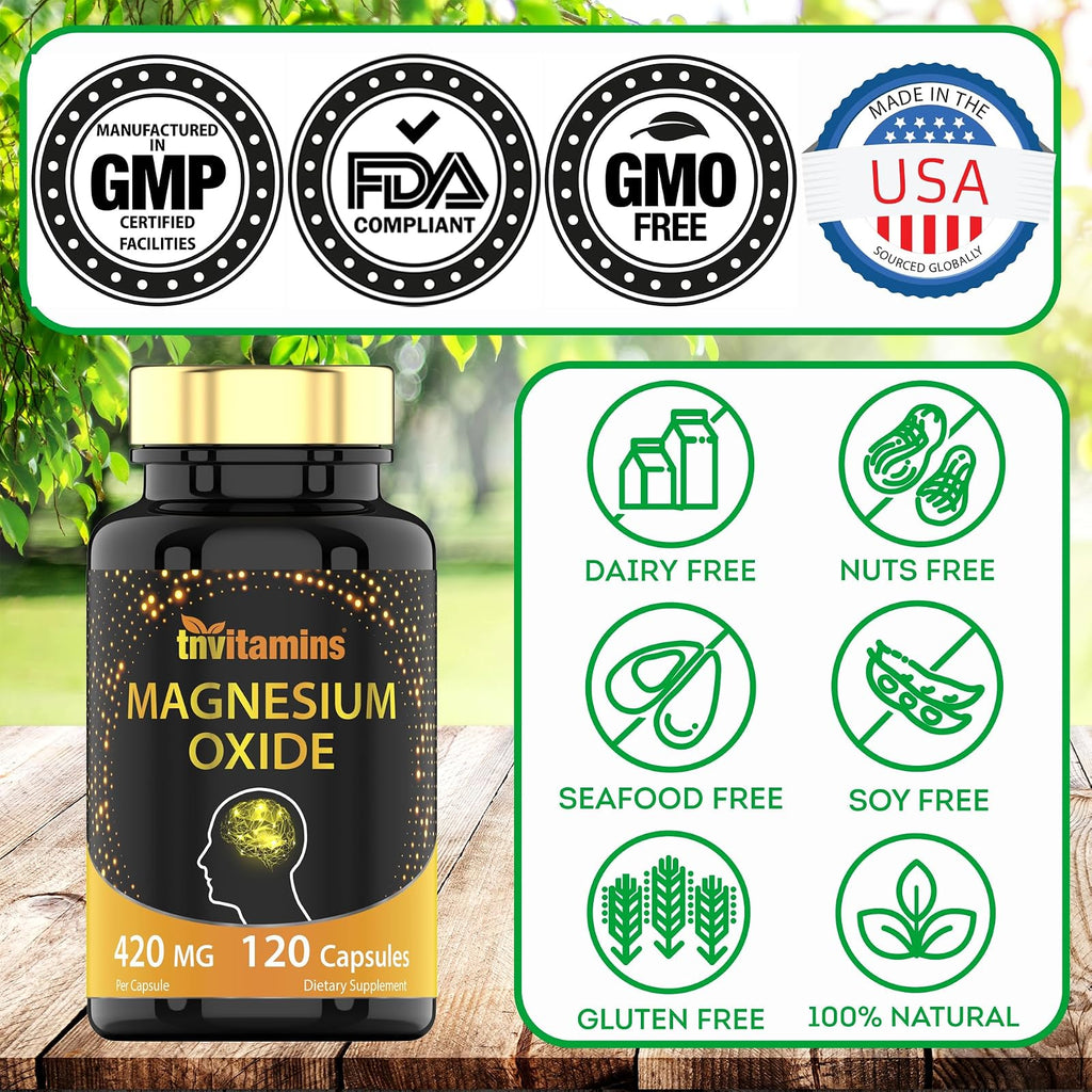 magnesium oxide for stress relief