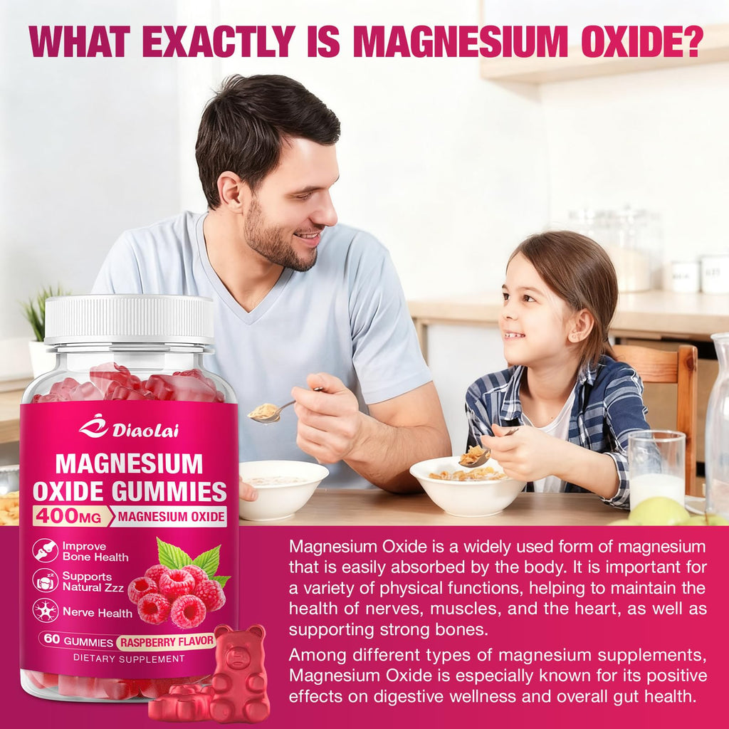 Magnesium Oxide gummies for muscle recovery