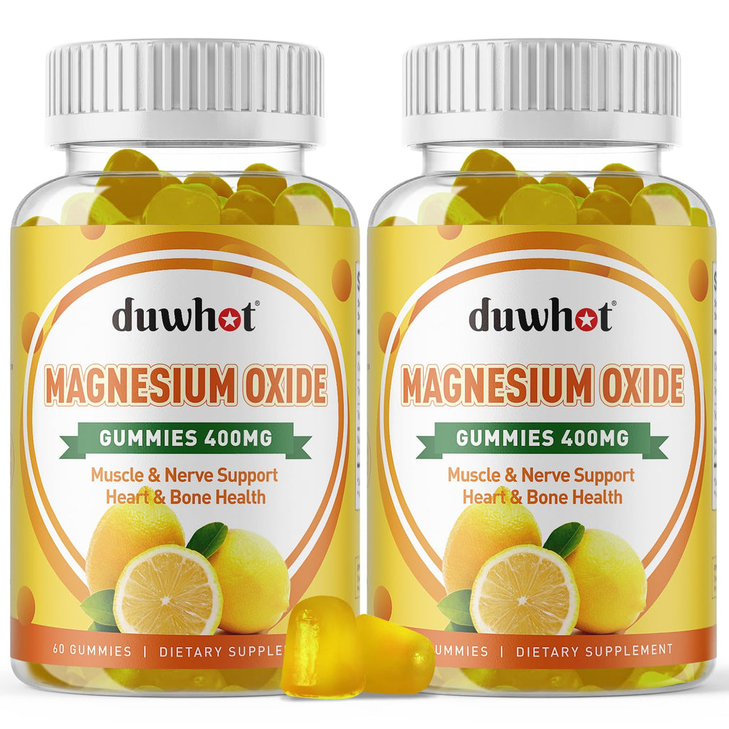 Magnesium oxide gummies for relaxation