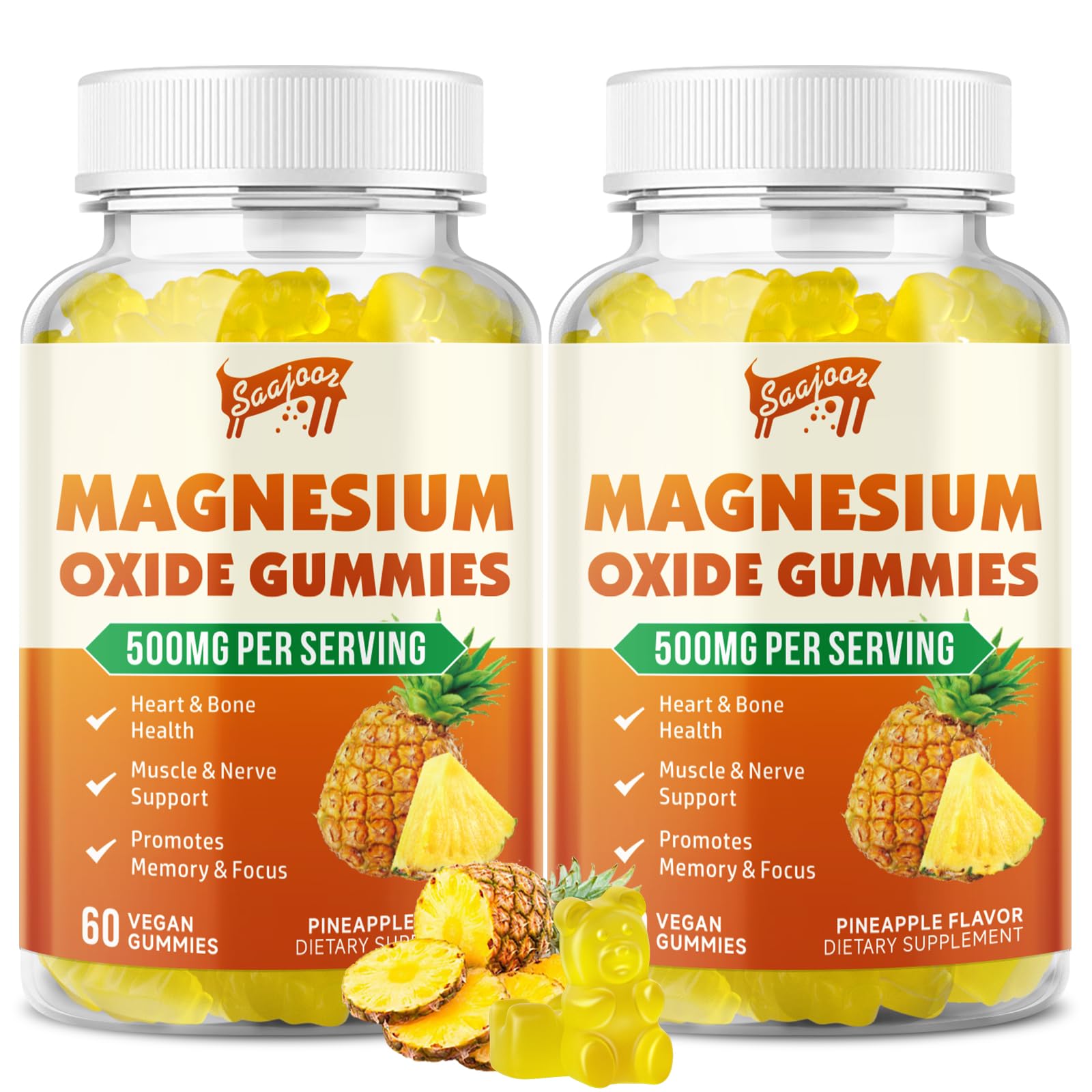 Magnesium oxide gummies for relaxation