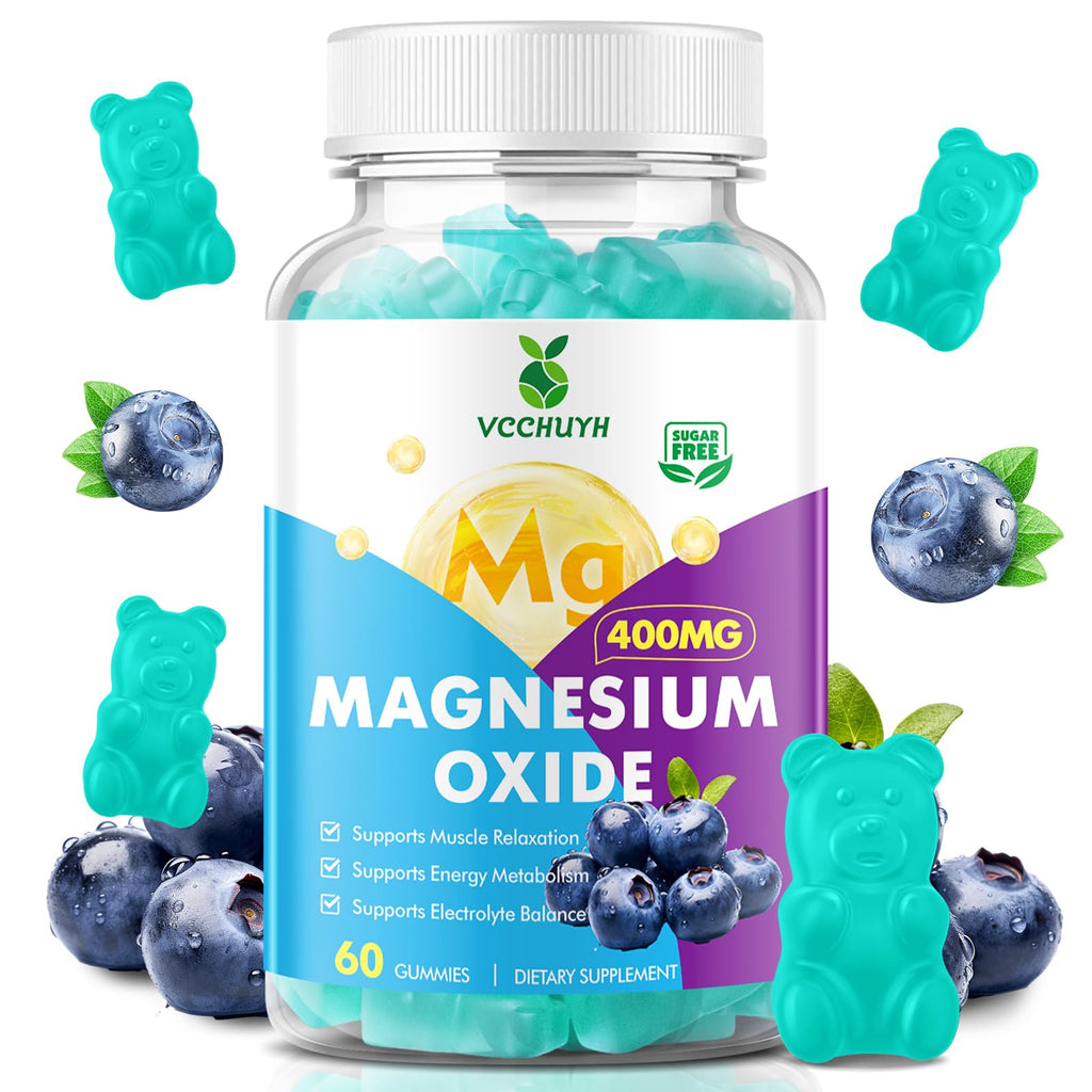 Magnesium oxide gummies for relaxation